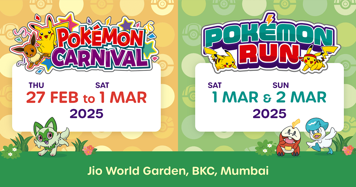 Pokémon Carnival and Run（Mini Marathon） Mumbai 2025 | The official ...